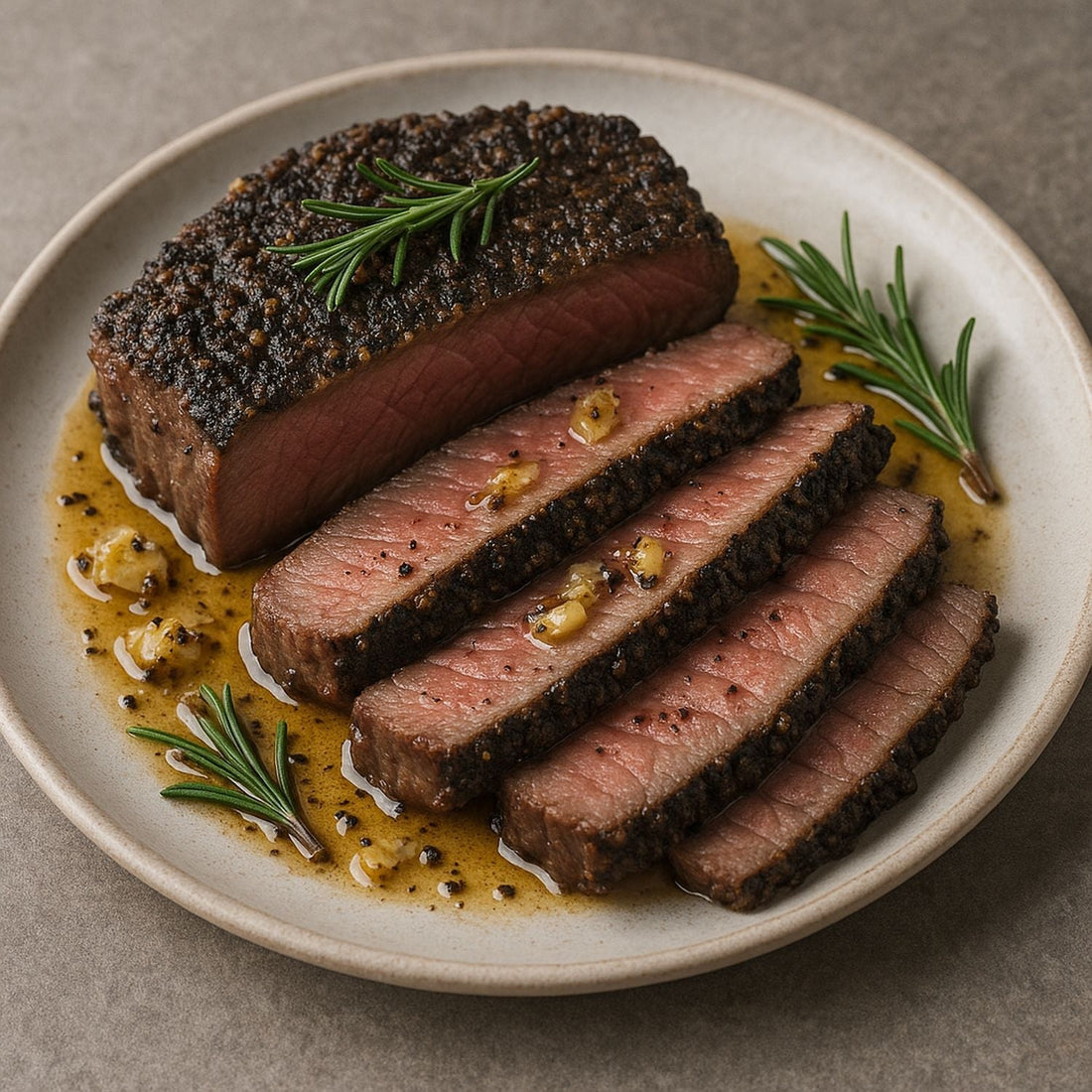 Steak mit Schwarzer Pfefferkruste – Spintz