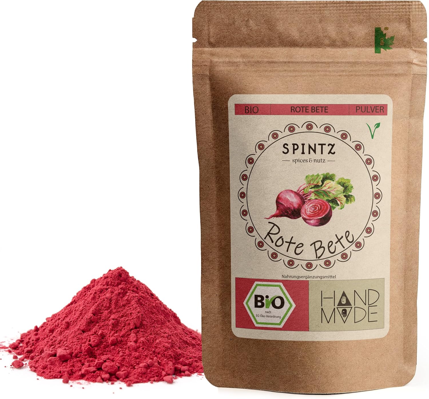 SPINTZ Bio Rote Bete Pulver, zum Färben, 250g, 500g, 1000g – Spintz